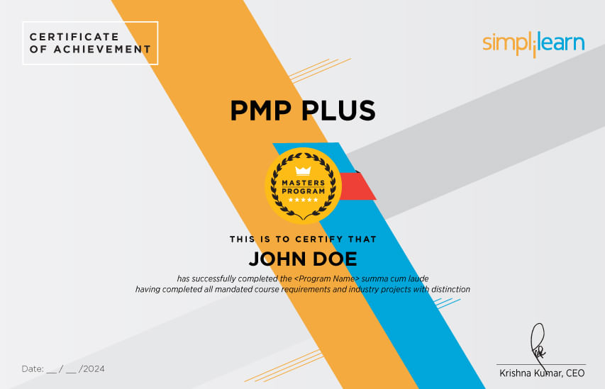 PMP® Plus Course Training Bundle - Simplilearn